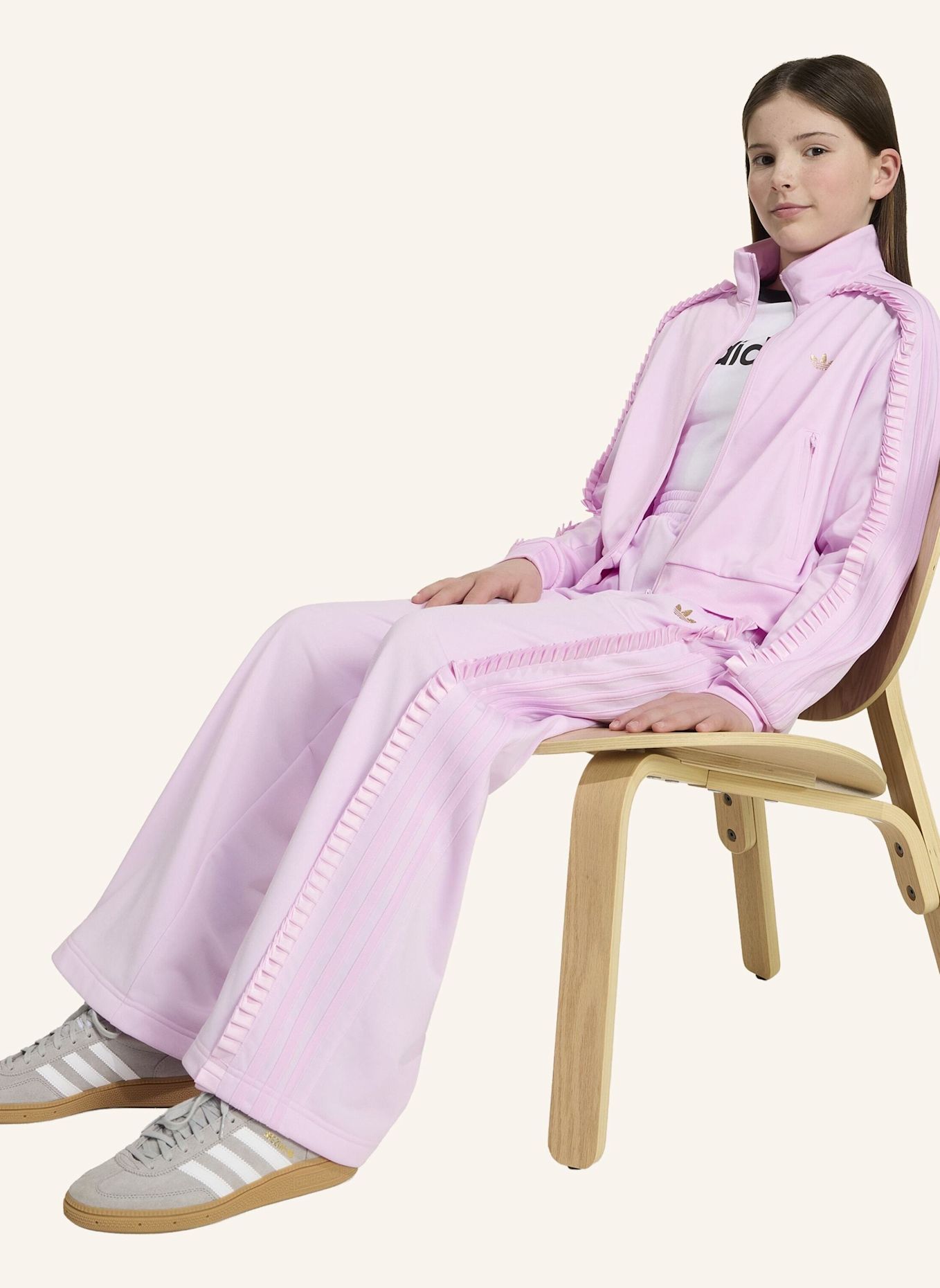 adidas Originals FIREBIRD TRAININGSHOSE, LOCKER GESCHNITTEN in rosa