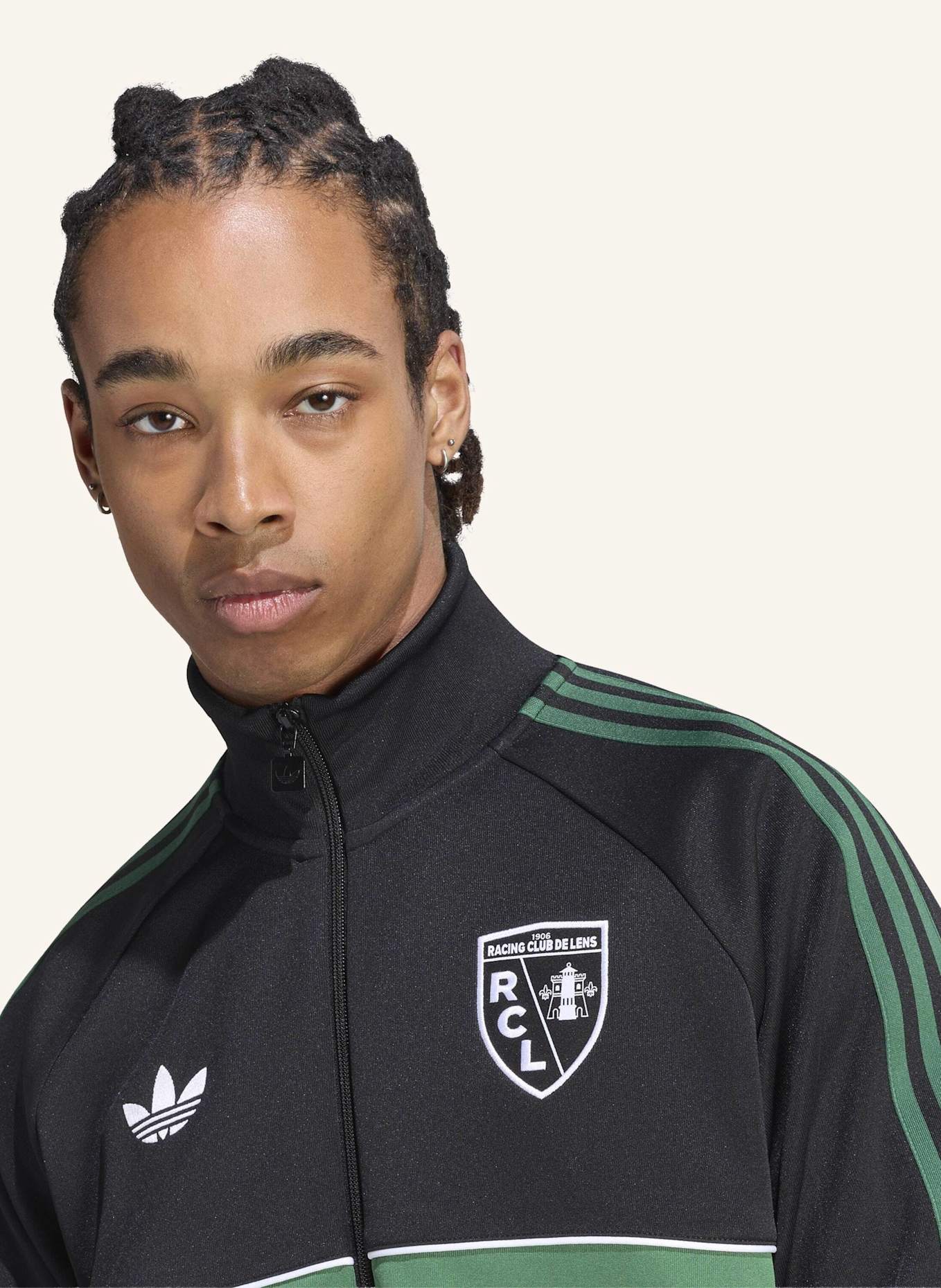 adidas RC LENS ORIGINALS TRACK TOP in schwarz