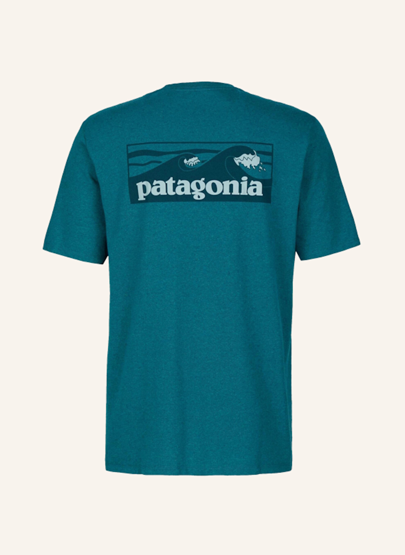 patagonia T-Shirt BOARDSHORTS POCKET WETLAND BLUE in grün